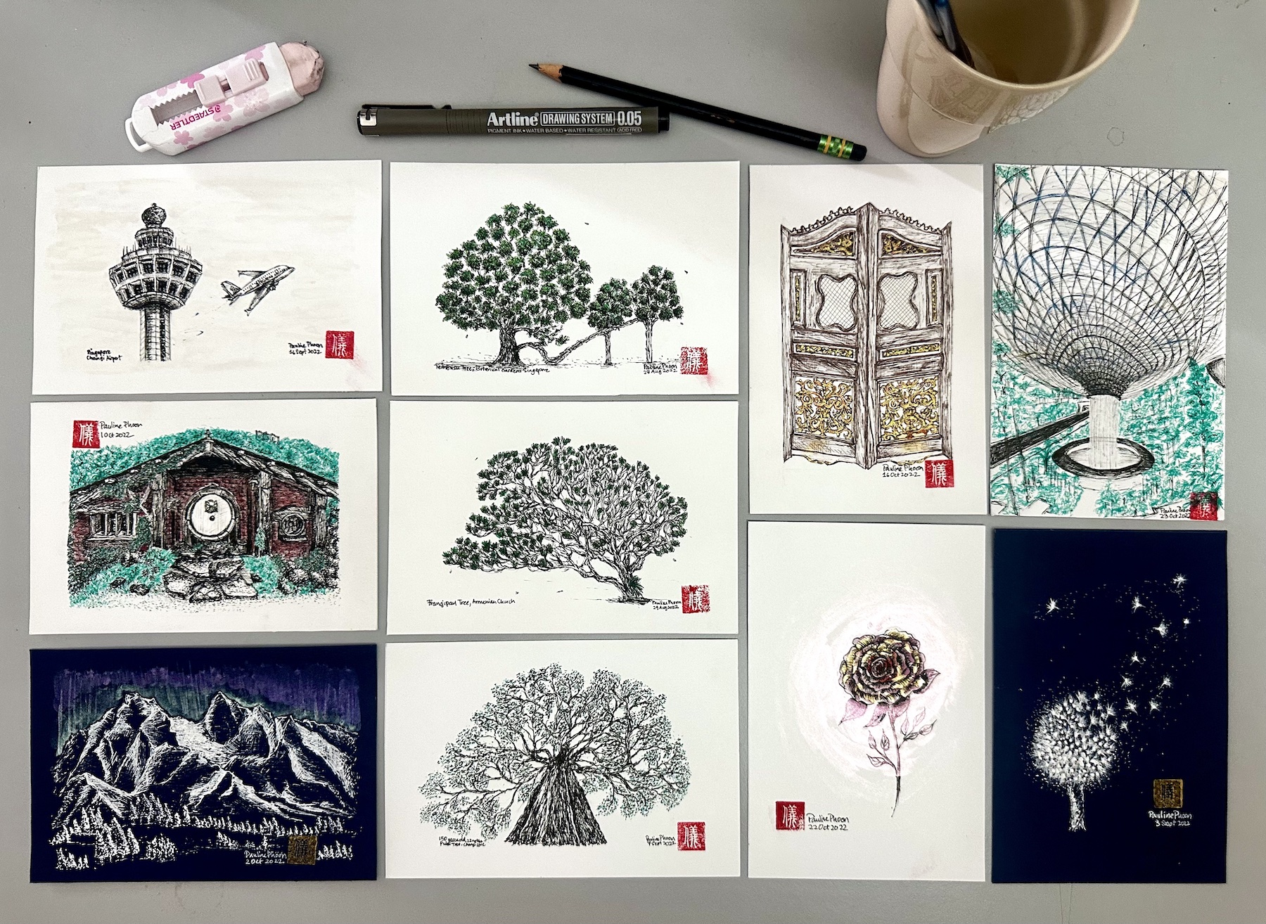 10 Postcards - pHoOnIeS Space