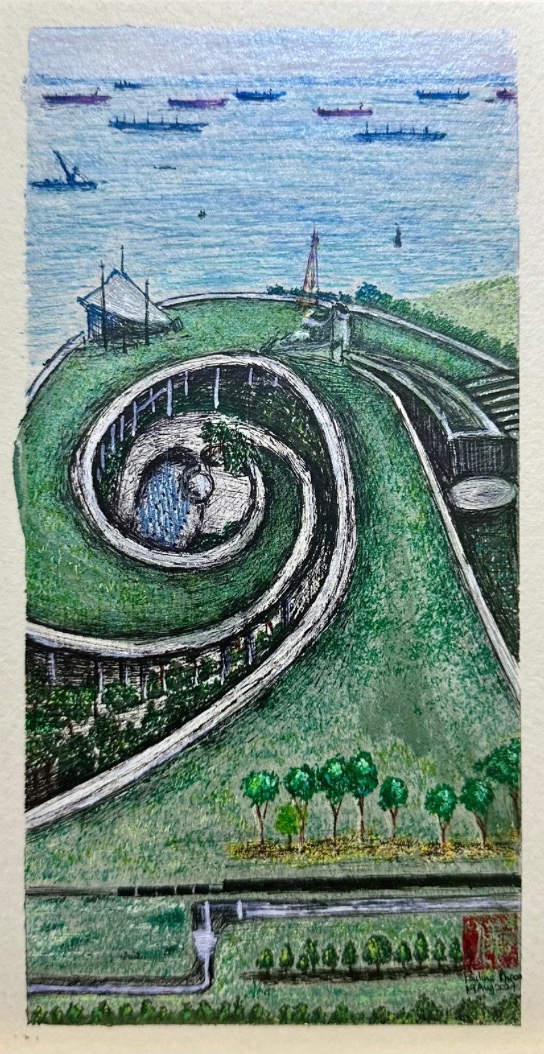 The Blue Heart at Marina Barrage - pHoOnIeS Space